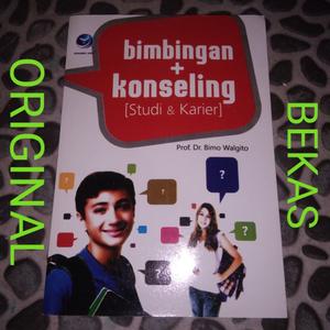Jual Buku Bimbingan Konseling Studi dan Karier - Prof Dr Bimo Walgito ...