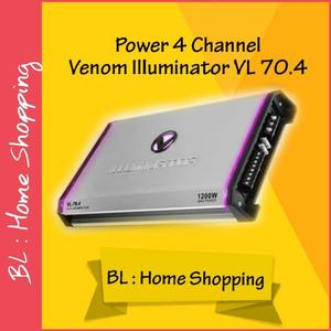 Jual ORI VENOM ILLUMINATOR VL 70 4 POWER 4 CHANNEL Baru Power 4CH Venom ...