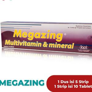 Jual Megazing Multivitamin Mineral - Vitamin C E Zinc - VIT CEZINC ...