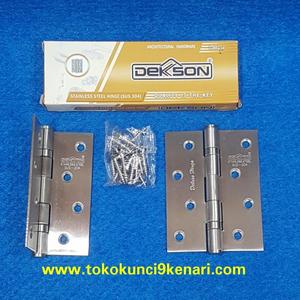 Jual Engsel Pintu Dekson 4inch ESS DL 4"x3"x2mm 2BB SUS304 | Engsel ...