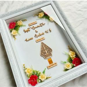 Jual MAHAR FRAME RUSTIC GUNUNGAN WAYANG JAWA MAHAR PERNIKAHAN UANG KERTAS - Kota Bogor ...