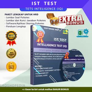 Jual T686 Aplikasi Psikotes IST - Intelligences Struktur Test IQ - DVD ...