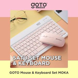 Jual Goto Moka Keyboard Mouse Set Wireless Laptop Komputer Portable Ar - Jakarta Barat - arshai ...