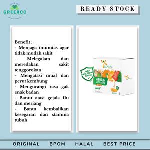 Jual Youvit Herb Vitamin 1 Box Herbal Jahe Merah untuk Daya Tahan You ...
