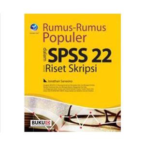 Jual Statistik Book Buku Rumus-Rumus Populer Dalam Spss 22 Untuk Riset ...