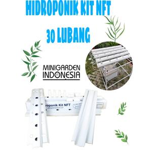 Jual HIDROPONIK KIT NFT GULLY TRAPESIUM paket berkebun lengkap 30 lubang - Kota Surabaya ...