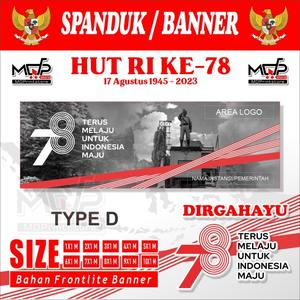 Jual SPANDUK HUT RI 4X1 METER KEMERDEKAAN AGUSTUSAN BANNER MDPRINTSTORE ...