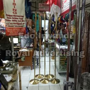 Jual Tiang Pataka Kuningan Tiang Bendera Ruangan Bahan Kuningan Uk. 2 ...