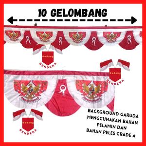 Jual Bendera Background Garuda Cantik Bendera Merah Putih Panjang ...
