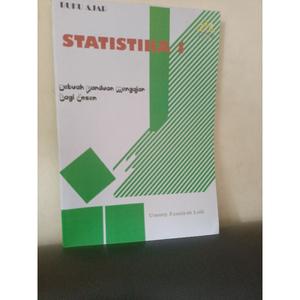 Jual buku ajar statistika 1 sebuah panduan mengajar bagi dosen - Jakarta Utara - birni | Tokopedia