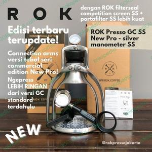 Jual ROK Presso GC SS New Pro edisi terbaru - silver - alat kopi manual ...