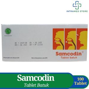 Jual Samcodin Box Isi 100 Tablet - Obat Batuk Berdahak JK6811 - Kota ...