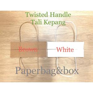 Jual Paperbag Twisted Handle Tali Kepang Kertas Tali Kertas Kraft isi ...