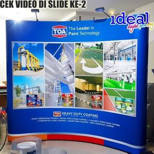 Jual New Backwall Backdrop Pameran Backdrop Portable Modul 3X3 Original ...