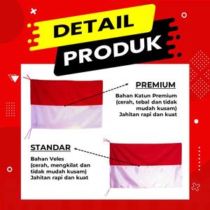 Jual Bendera Merah Putih Bendera Indonesia Panjang Kecil Ukuran 90X60 ...
