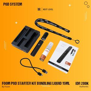 Jual Foom Pod Starter Kit Bundling Liquid New Series 100 Authentic By ...