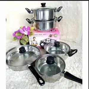 Jual Panci Set 5 in 1 Chef Queen Cooking Pot Set 5in1 Korean Master ...