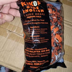 Jual KIKOF OLDE ENGLISH COUGH DROPS CANDY PERMEN BATUK TRADISIONAL 450 ...