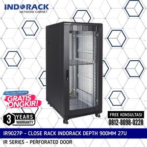 Jual Close Rack INDORACK Perforated Door Rak Server 27U Depth 900mm IR ...