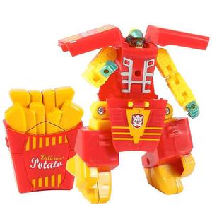 Jual Burger Transformasi Robot Mainan Kentang Deformasi Kue Kentang ...
