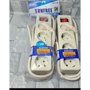 Jual \/ Stop Kontak Colokan Listrik 4 lubang Kabel 1,5 meter Kabel - Kota Denpasar ...