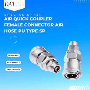 Jual SP 20 Quick Coupler Female Connector Air Hose PU OD 8mm x ID 5mm ...