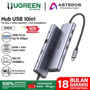 Jual UGREEN USB Type C Hub Splitter 10 in 1 - 4 in 1 MULTI ADAPTER ...