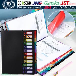 Jual 12 Pockets Display Book Map File Dokumen Keeper A4 Dokumen Keeper ...