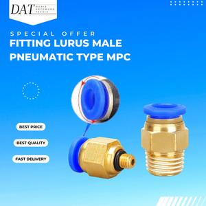 Jual MPC 04-M5 Fitting Lurus Male Slip Lock Selang 4mm Drat M5 (5mm ...