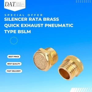 Jual BSLM 02 Fitting Silencer Rata Exhaust Pneumatic Drat 1/4 Inch ...