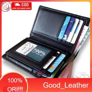 Jual Dompet Kulit Pria 100% ORIGINAL Kulit Asli Model 3/4 Premium ...