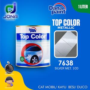 Jual Top Color Metallic 7638 Silver Met 1C0 - Cat Duco - 200ml - Kota ...