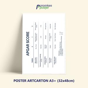 Jual Poster Kesehatan APGAR Score - Jakarta Barat - souls45 | Tokopedia