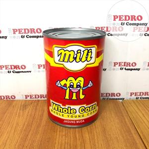 Jual Mili whole young corn / jagung muda 400 gram - makanan kaleng ...