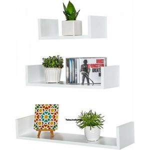 Jual Set 3 pcs Rak model U Lebar 15 cm Ambalan Dinding Hiasan Rumah ...