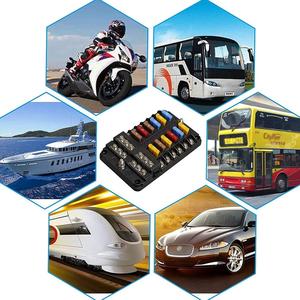 Jual Panel Sekring Blok Sekring Marine Fuse 12V 12arah Dengan Ground ...