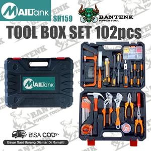 Jual TOOL BOX SET 102PCS MAILTANK. PERKAKAS . TOOL BOX. KUNCI OBENG ...