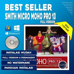 Jual SMITH MICRO MOHO PRO 13 Full Version Windows Software All In One 2D - Kota Surabaya ...