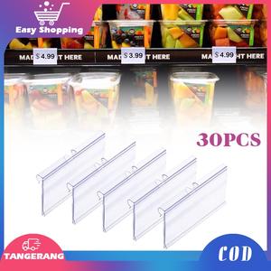 Jual 30Pcs Label Harga Mika Price Tag Holder Pvc Price Tag Card Price ...