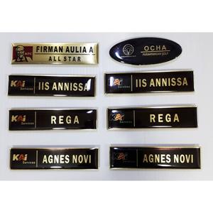 Jual Name Tag / Name Chest / Brass Nameplate-Custom Unit-Fast Process ...