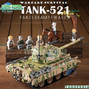 Jual Y.S Mainan Brick WW2 Mainan Balok Bangunan Model Tank Tentara ...