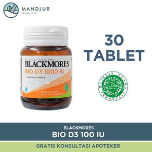 Jual Blackmores Bio D3 1000 IU 30 Kapsul - Suplementasi Vitamin D ...