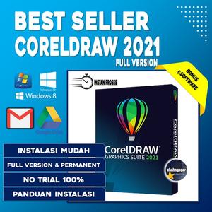 Jual CorelDRAW 2021 Full Version Permanent Corel Draw Graphic Suites ...