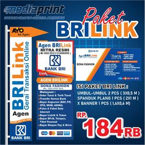 Jual PAKET BRI LINK BNI 46 MANDIRI SPANDUK BANNER X BANNER UMBUL - Kota ...