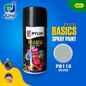 Jual Cat Semprot Nippon Paint PYLOX BASICS 300cc - PB118 Silver - Kota Bandung - Jona Colour ...