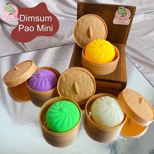 Jual DIMSUM PAO MINI SQUEEZE TOYS pencetan warna bakpao lucu fidget cfc ...