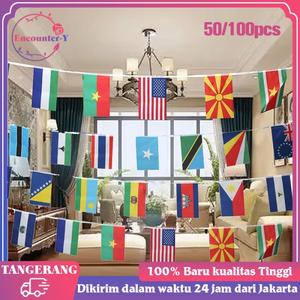 Jual STAR - BENDERA 100 NEGARA/100PCS COUNTRY FLAG/BENDERA NEGARA DUNIA ...