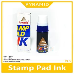 Jual Tinta stempel/Refill ink/Pyramid Stamp Pad Ink Biru - Jakarta ...