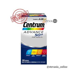 Jual Centrum Advance 50 Adults 100 Tablets Multivitamin Original ...