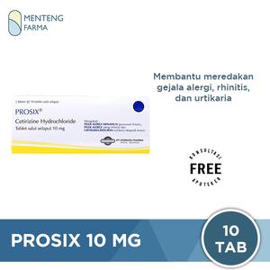 Jual Prosix 10 Mg 10 Tablet - Obat Rhinitis dan Gatal Alergi - Jakarta ...